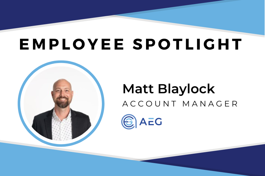 AEG Employee Spotlight: Account Manager Matt Blaylock